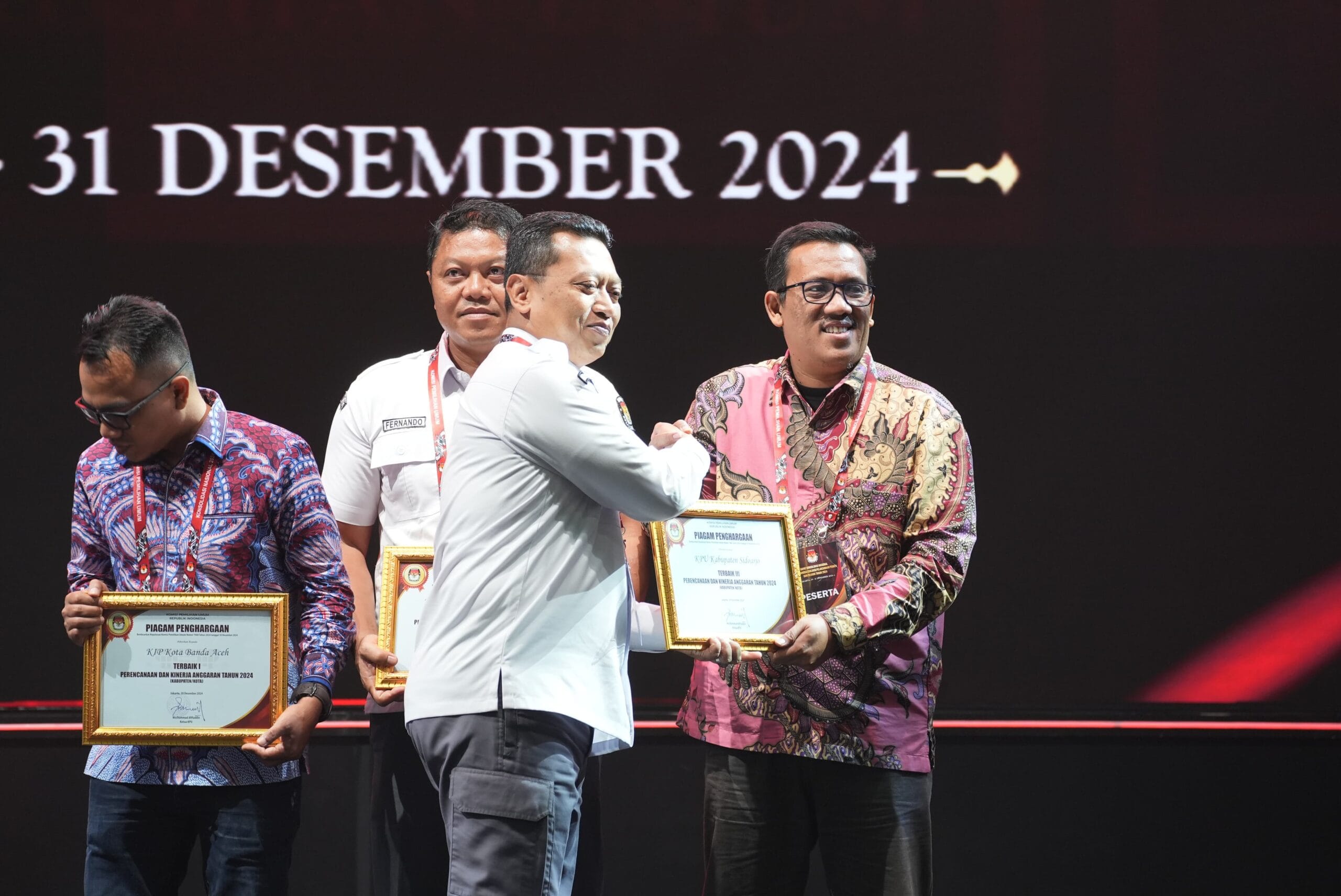 KPU Sidoarjo Raih Penghargaan Terbaik III Kategori Perencanaan Dan Kinerja Anggaran 2024 ...